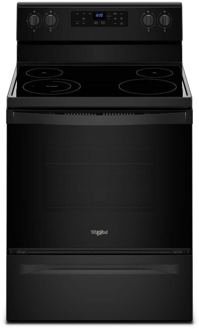 Whirlpool 5.3 cu. ft. Electric Range With Frozen Bake™ Technology-Black ...